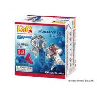 【日本 LaQ】Q版海洋系列-Q版小水母(88pcs)＊日本製造立體3D拼接積木.益智玩具. 晶透零件|娃娃國幼教用品社