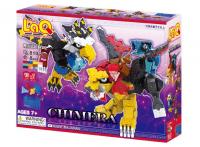 【日本 LaQ】幻獸系列-凱美拉幻獸組(810pcs+8pcs)＊日本製造立體3D拼接積木.益智玩具|娃娃國幼教用品社